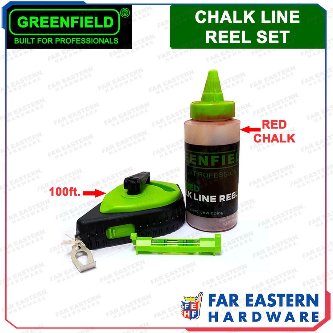 GREENFIELD Chalk Line Reel Set GCLRSR | Lazada PH