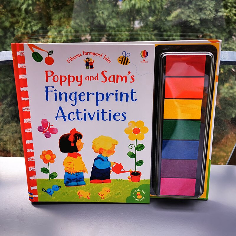 Hard Cover Children Cognitive Picture Usborne Book Fingerprinting Books ...