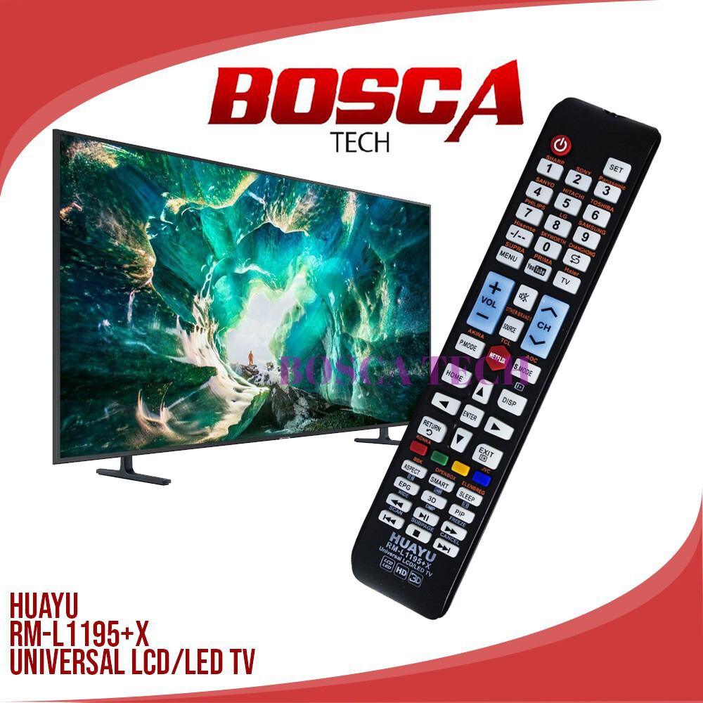 Huayu RM-L1195+X Universal Smart TV Remote Control with Home Apps,Netflix and Youtube Button ...