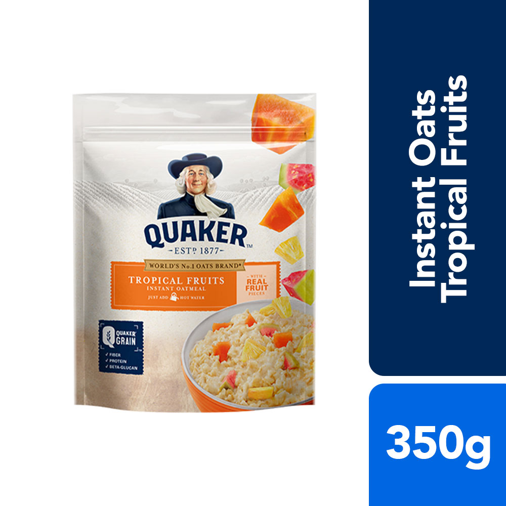 Quaker Instant Oats Tropical Fruits 350g | Lazada PH