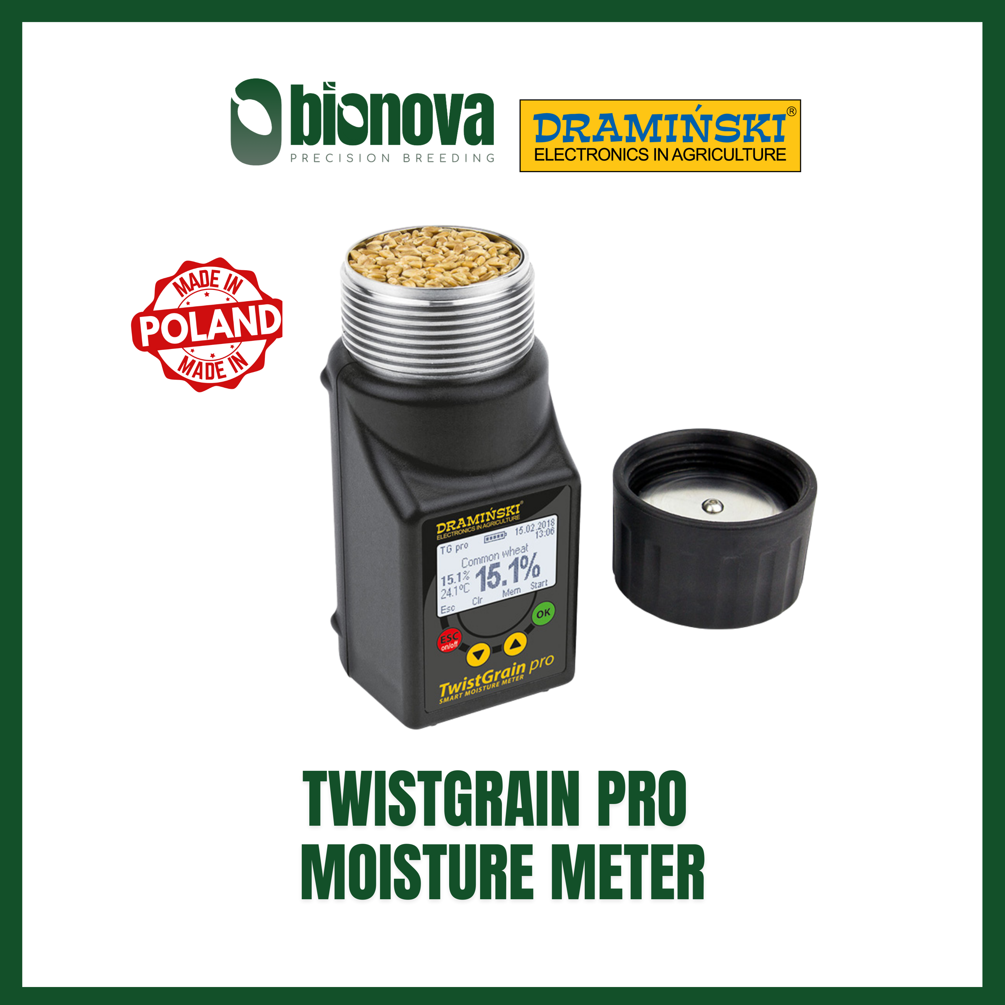 Draminski Twist Grain Pro - Moisture Meter | Lazada PH