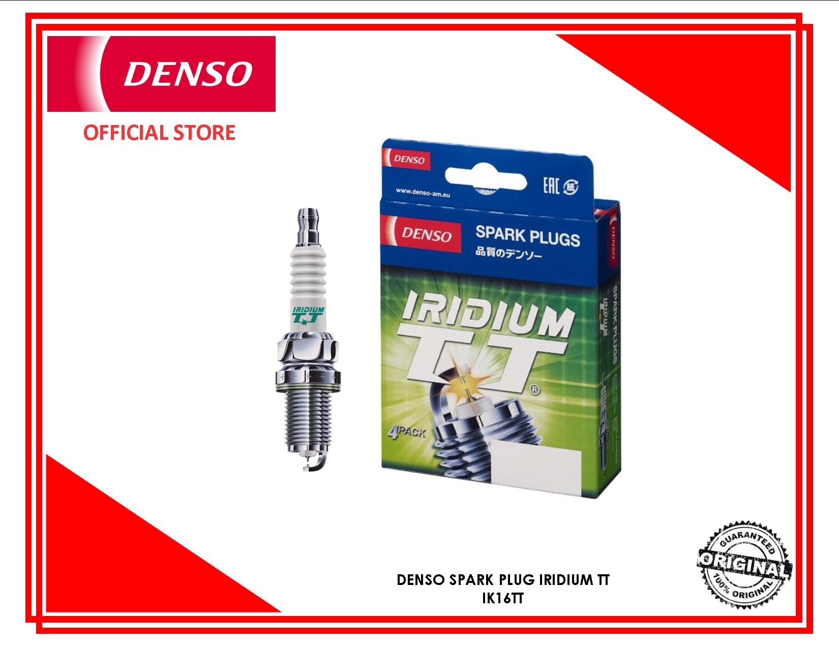 DENSO Spark Plug Iridium Twin Tip IK16TT Set (4pcs) | Lazada PH