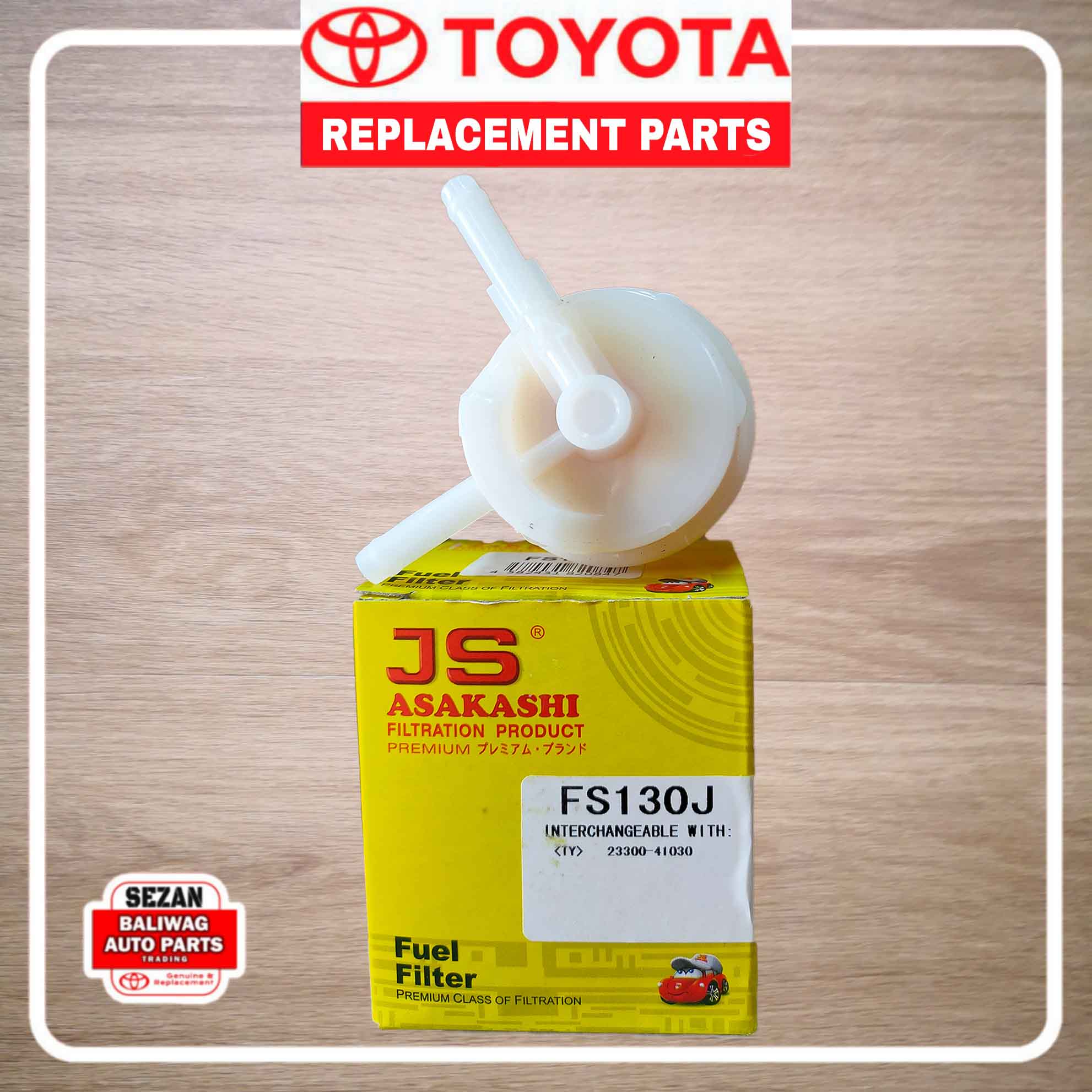 JS ASAKASHI FUEL FILTER TOYOTA COROLLA 2E 1.3 XL/XE FS130J | Lazada PH