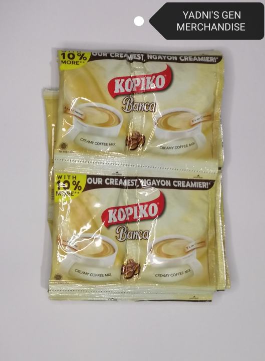 Kopiko Blanca Creamy Coffee Mix 3 in 1 Twin Pack 58g x 10s | Lazada PH
