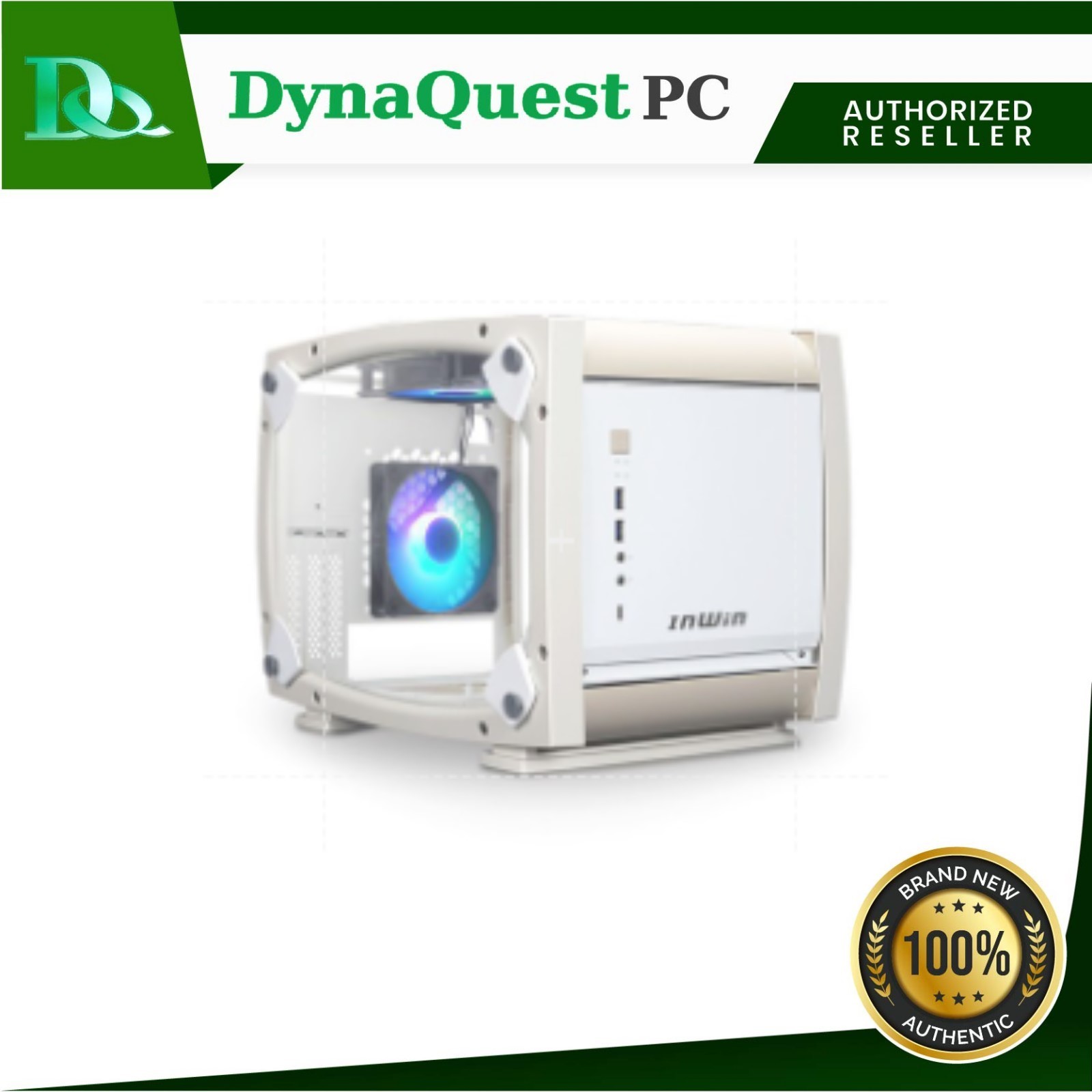 InWin Explorer Bone White ITX Case (with 3*120mm Luna) | Lazada PH