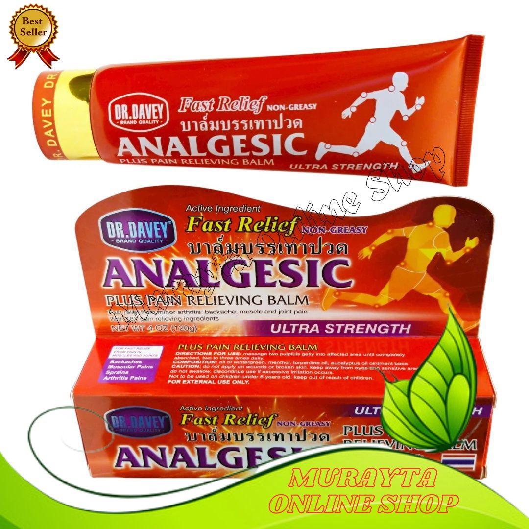 DR. DAVEY ANALGESIC Ultra Strength Plus | Pain Relieving Balm | (Pain ...