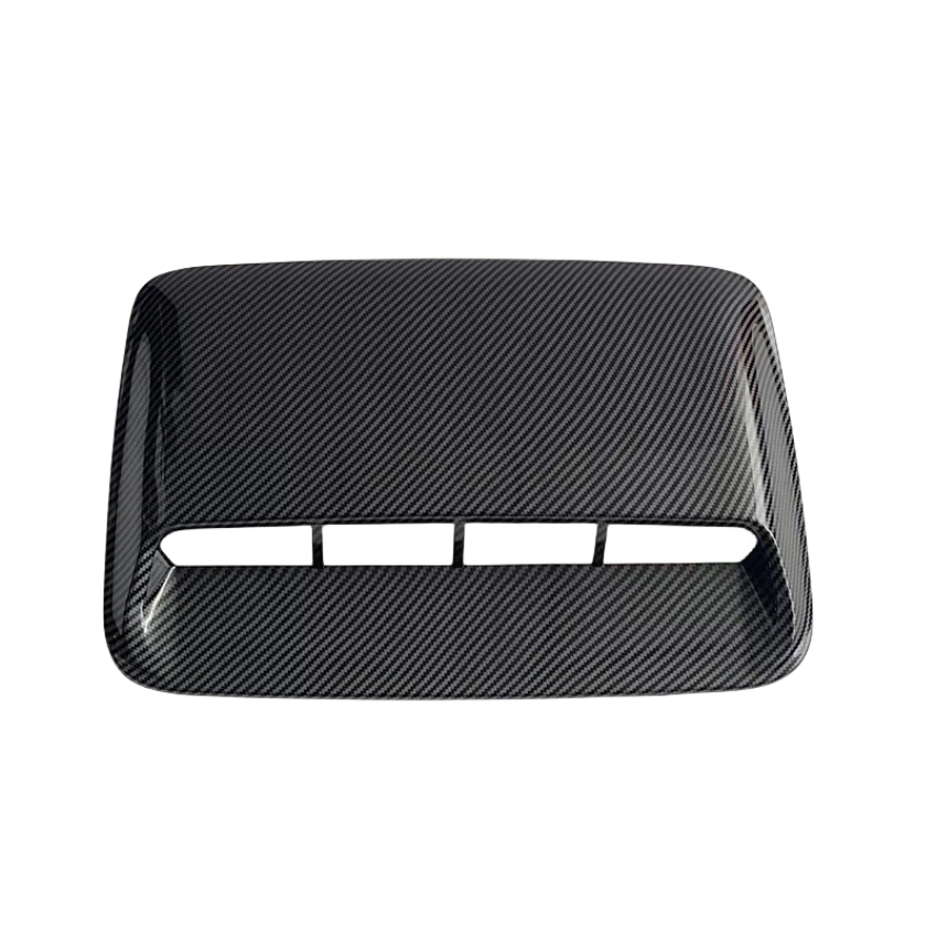 Universal 3D Fake Car Vents Decorative Air Flow Intake Hood Scoop ...