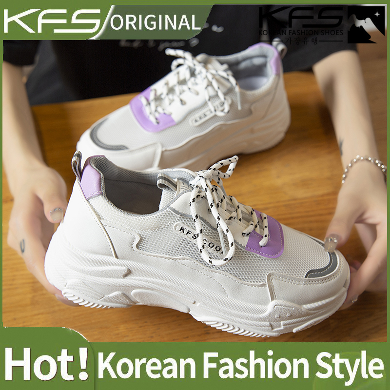 KFS Korean Sneakers For Women Leather Advanced design 36-41 | Lazada PH