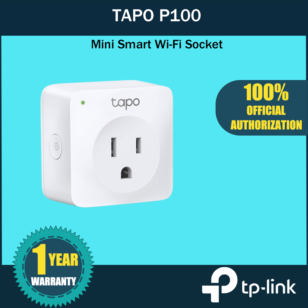 【READY STOCK】TP-Link Tapo Smart Plug Mini, TAPO P100 Smart Home Wifi ...