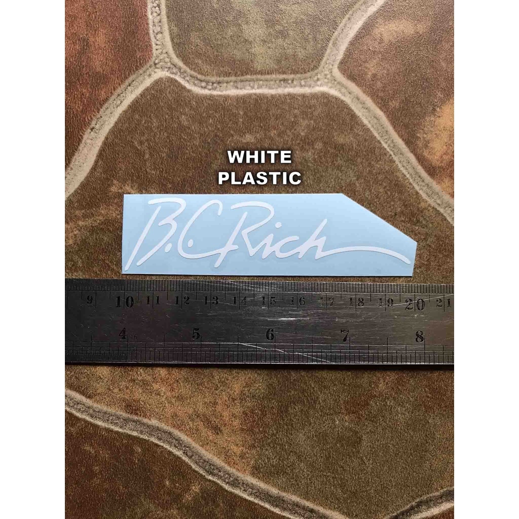 Guitar Bc Rich Headstock Sticker Paste Electric Not Decal Acoustic Bass ...