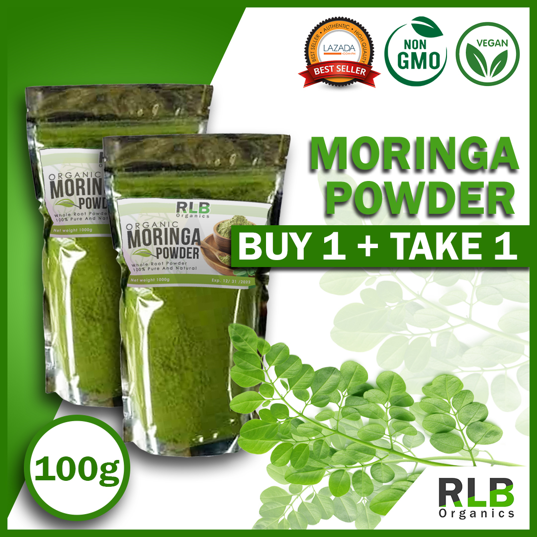 Buy 1 Take 1 100 grams 100% Pure Organic Moringa Powder - Nutrient Rich ...