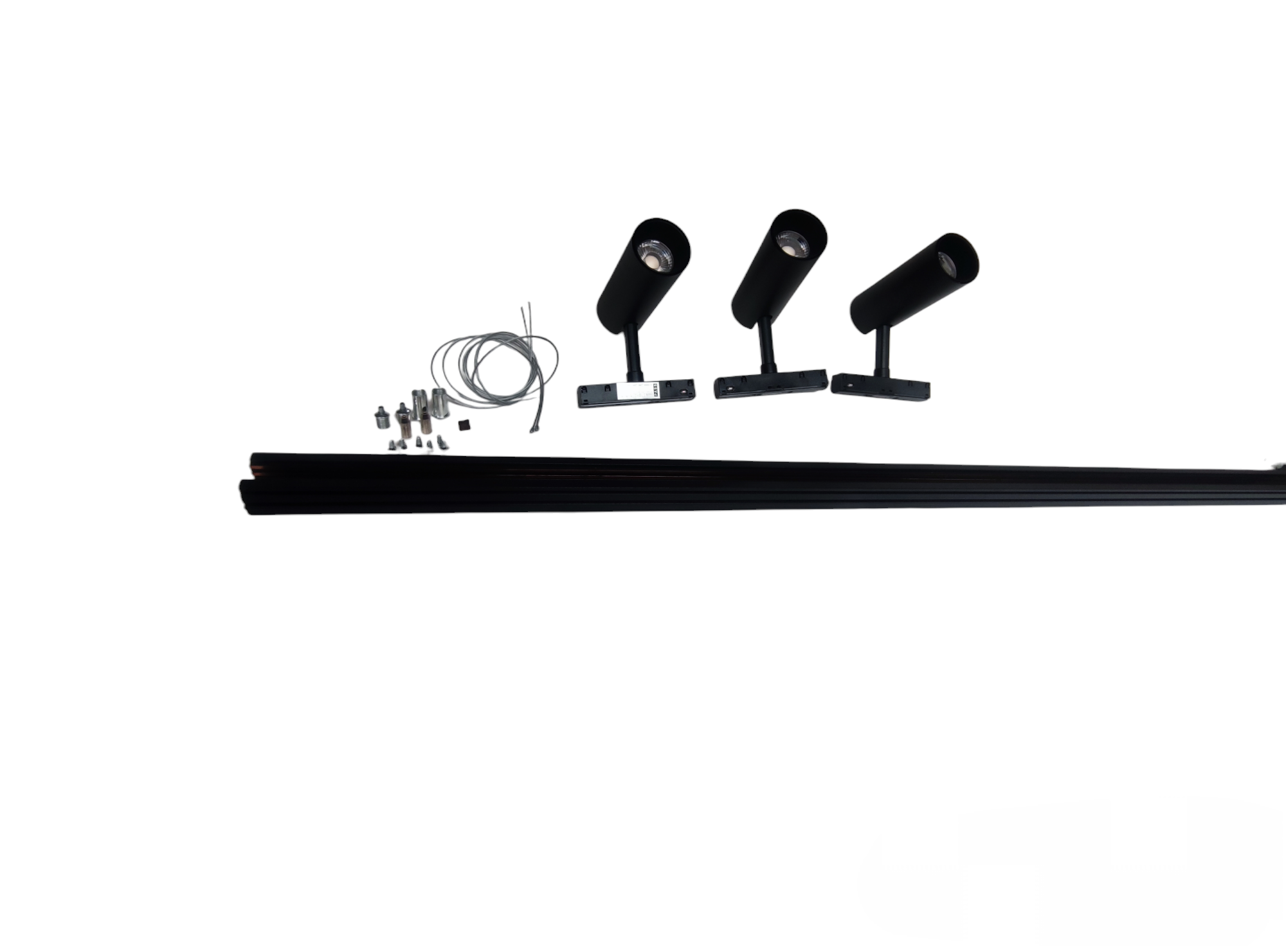 Magnetic Track Light 1 Meter 26mm with 3pcs 12W LED Spot Track Light ...