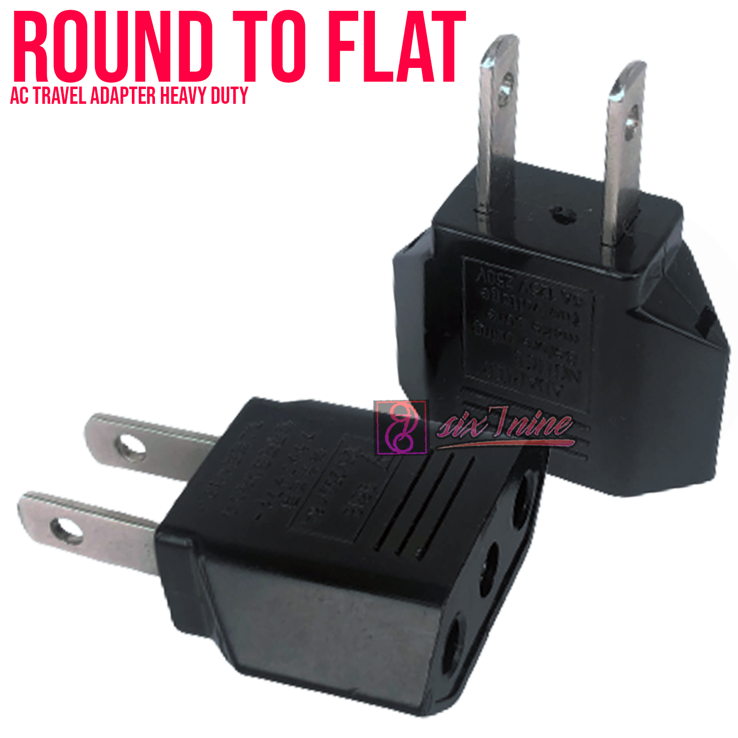 Round To Flat Universal Travel Adapter Heavy Duty | Lazada PH