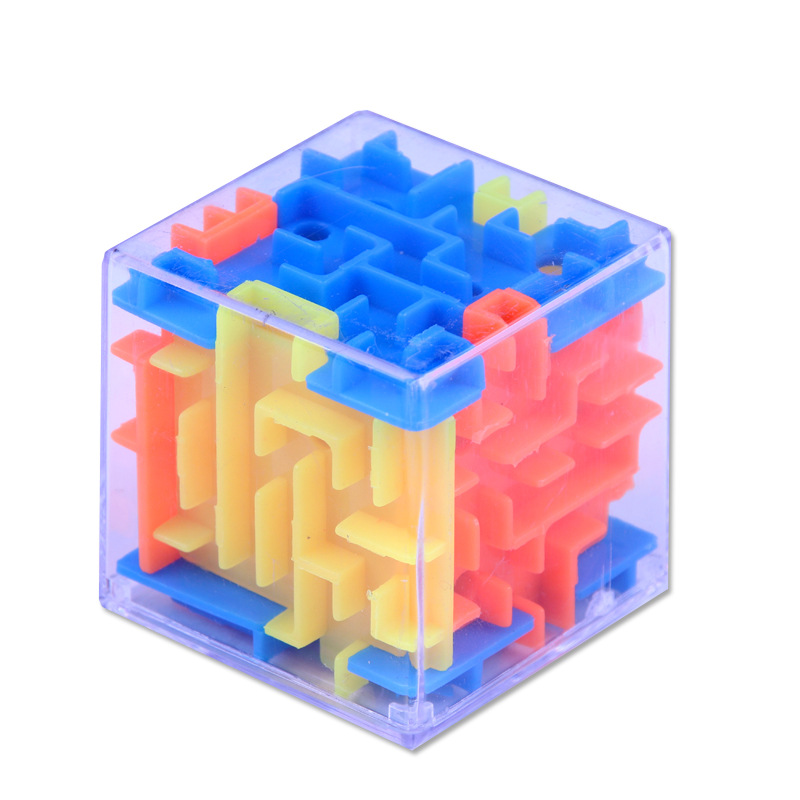【Ready Stock】3D Maze Rubik Cube Rotating Fidget Toys Rolling Ball Game ...