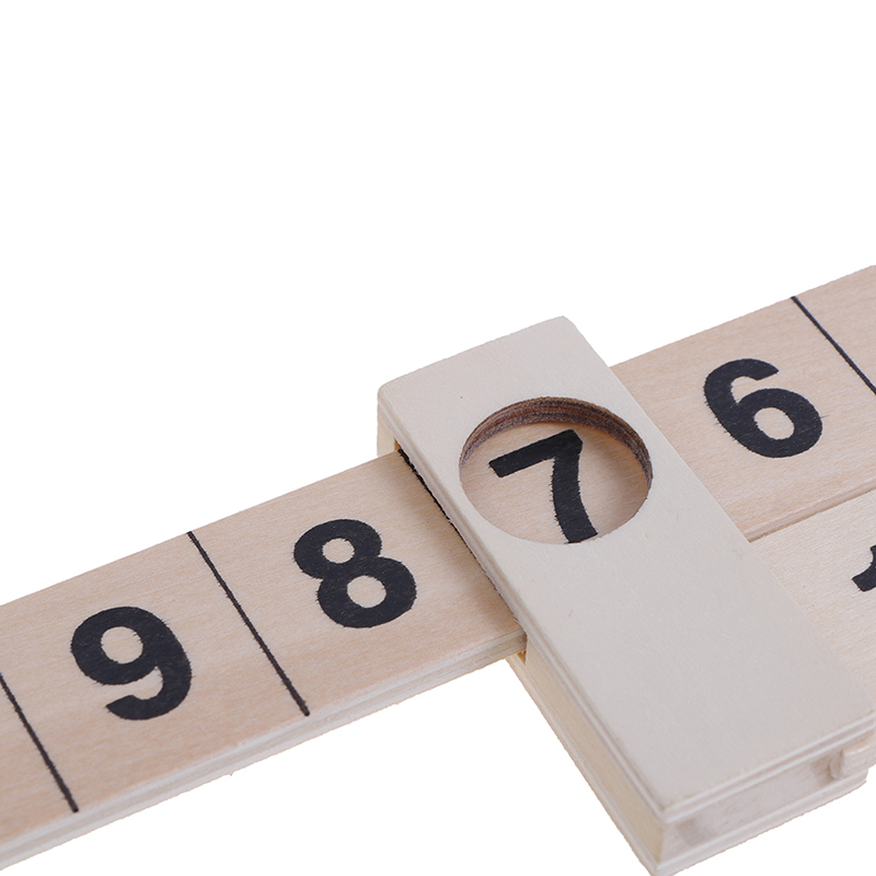 Remai Wooden Math Arithmetic Addition Subtract Learning Ruler Kids ...