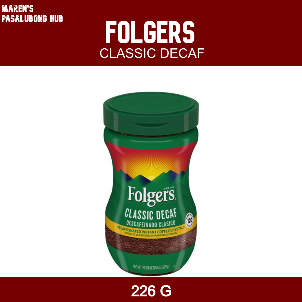 imported Folgers Classic roast/Classic decaf (340g / 226g) sold per pc expiration october 2025 ...