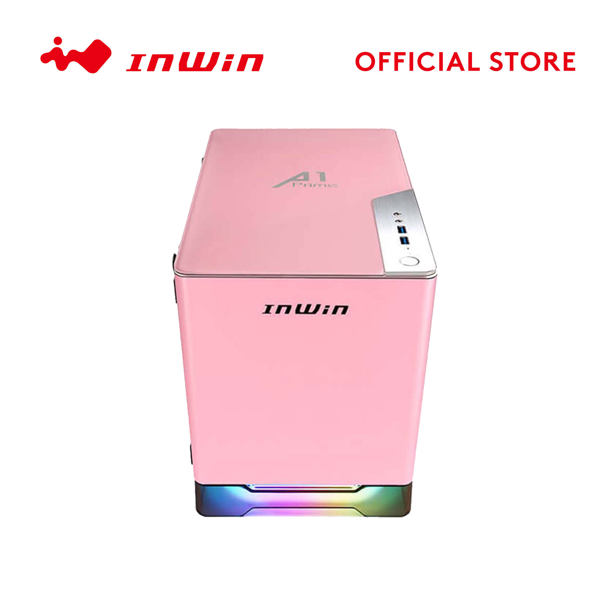 InWin A1 Prime Mini-ITX Gaming Desktop Case Pink with 750W Gold PSU ...