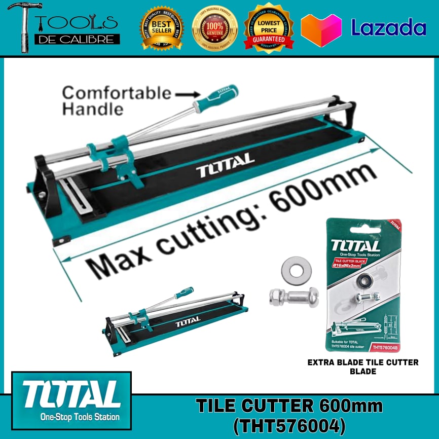 TOTAL Tile Cutter 600mm (THT576004) | Lazada PH
