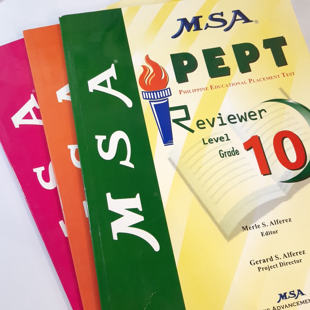 MSA PEPT Reviewer for Grade 8/9/10 (Authentic/Used) | Lazada PH