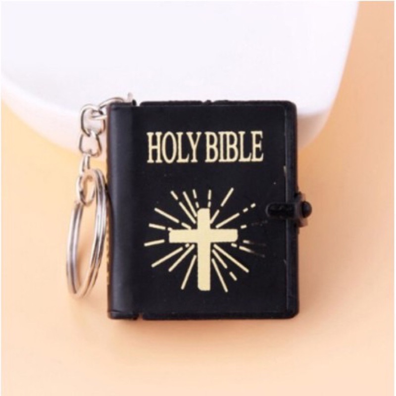 MINI HOLY BIBLE Keychain Best For Gift Or Souvenir | Lazada PH