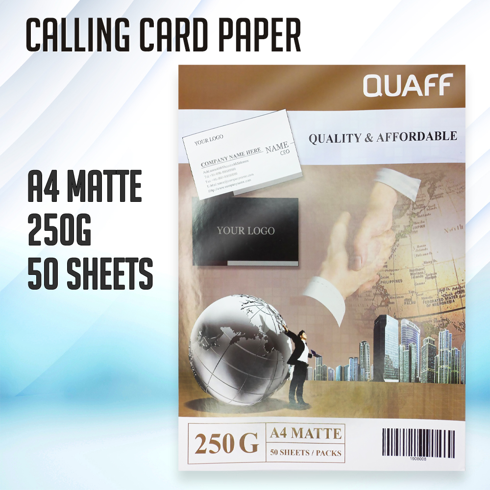 Easyprint QUAFF Calling Card Paper 220GSM / 250GSM A4 Size Matte ...