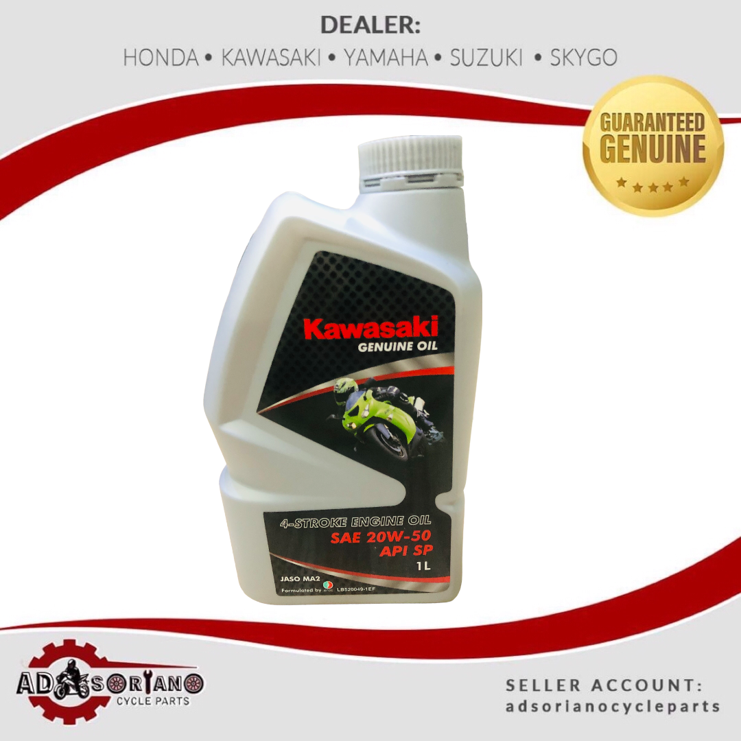KAWASAKI OIL API SP 1 Liter Enoc 20W-50 JASO MA2 | Lazada PH