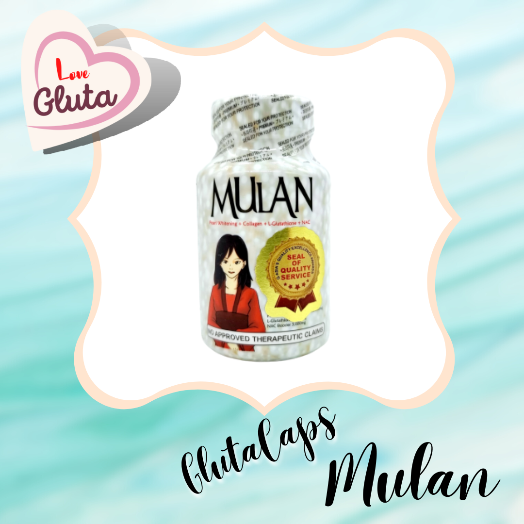 MULAN4in1 Whitening x30 Pearl Whitening + Collagen + L-Glutathione ...