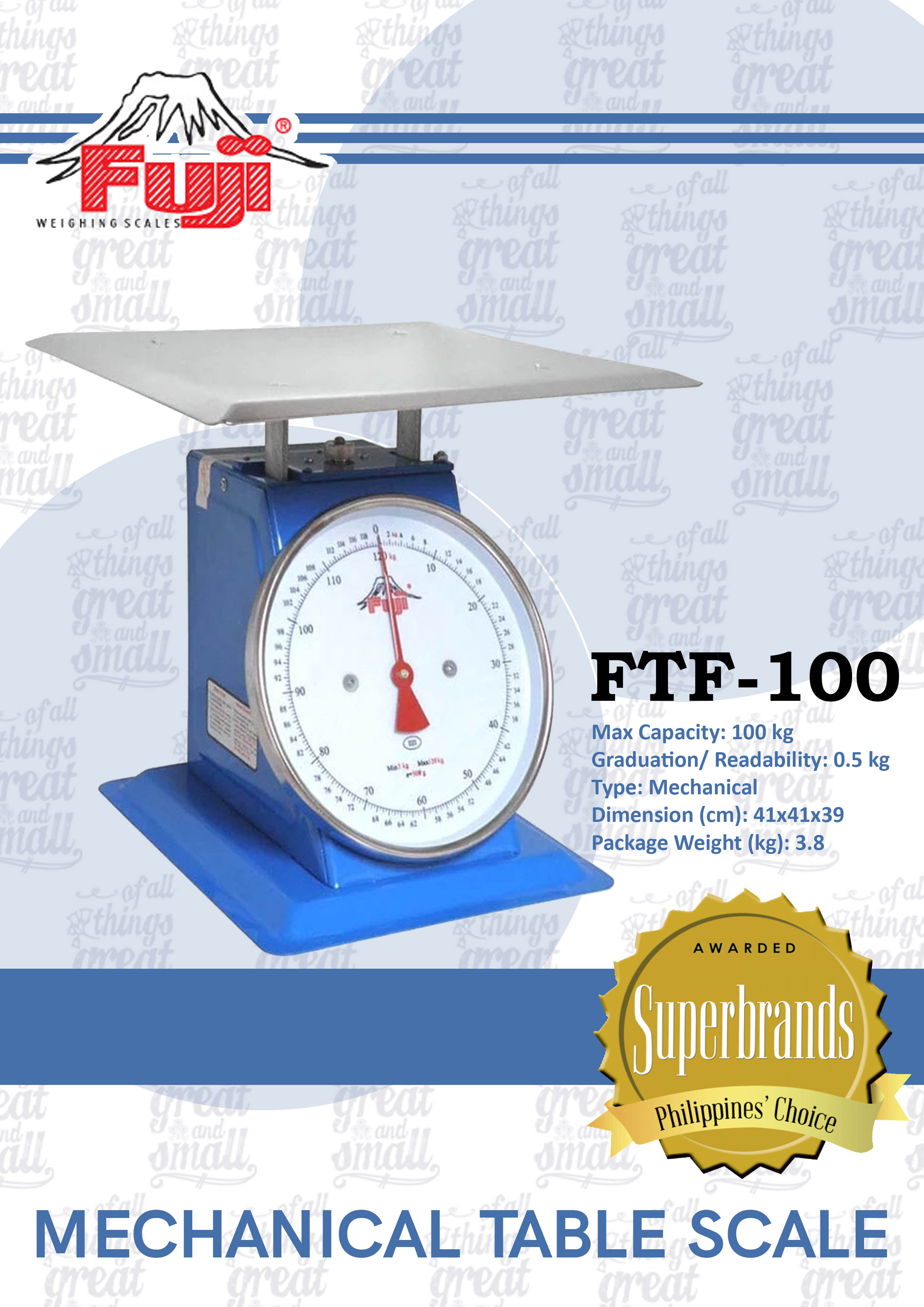 Fuji Mechanical Table Scales FTF Timbangan | Lazada PH