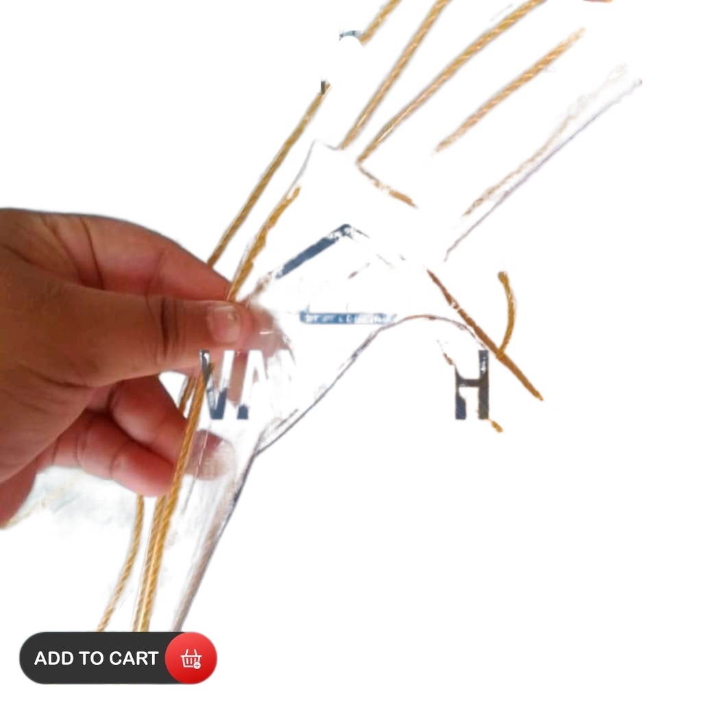 【Hot sale】 w/Freerope 8X10Feet 16 Clear Transparent Plastic Trapal ...