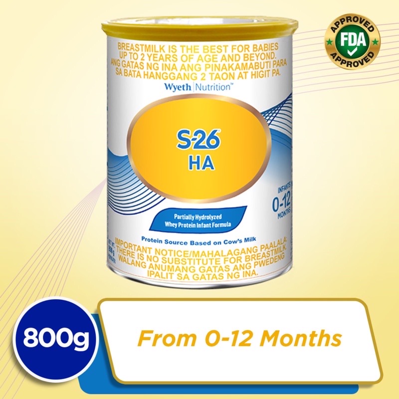 S26 HA 800 GRAMS 0-12 MONTHS | Lazada PH