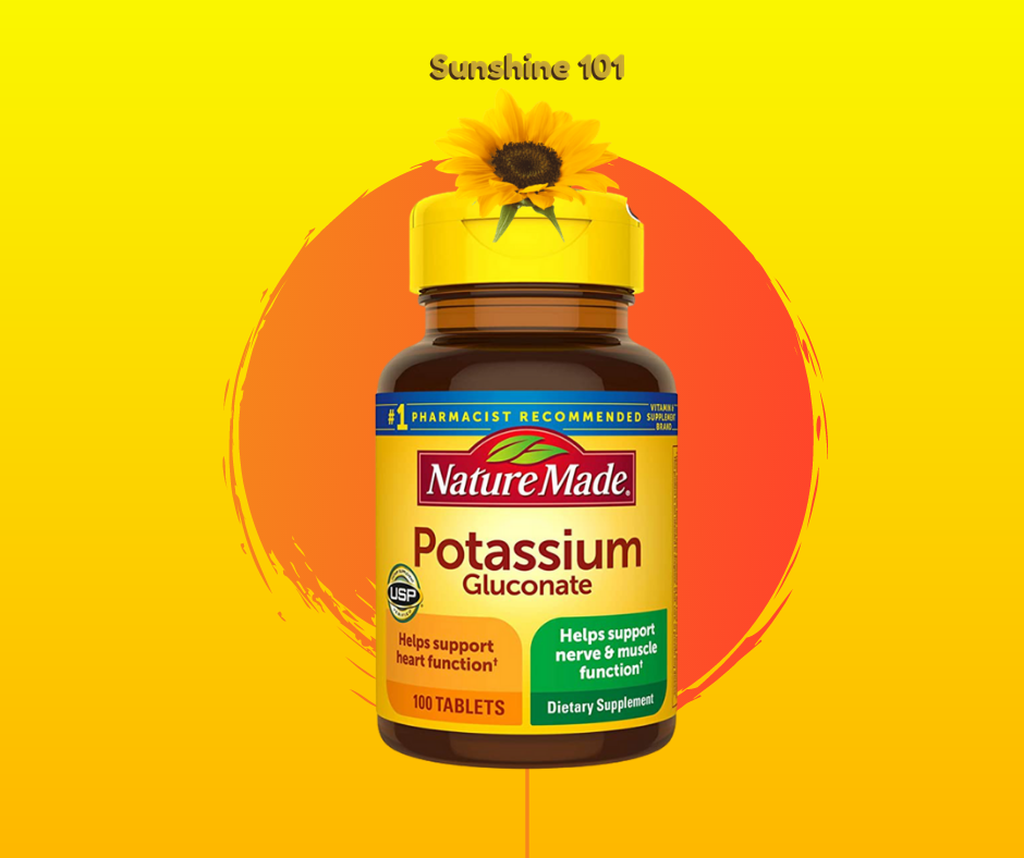 Nature Made Potassium 90mg 100 tablets ( Free 1 sachet Herbal Coffee ...