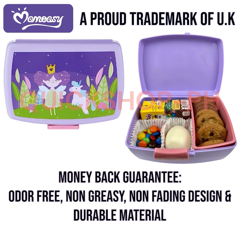 Momeasy Non-Toxic BPA Free Lunch Box For Kids Compact Light Weight ...