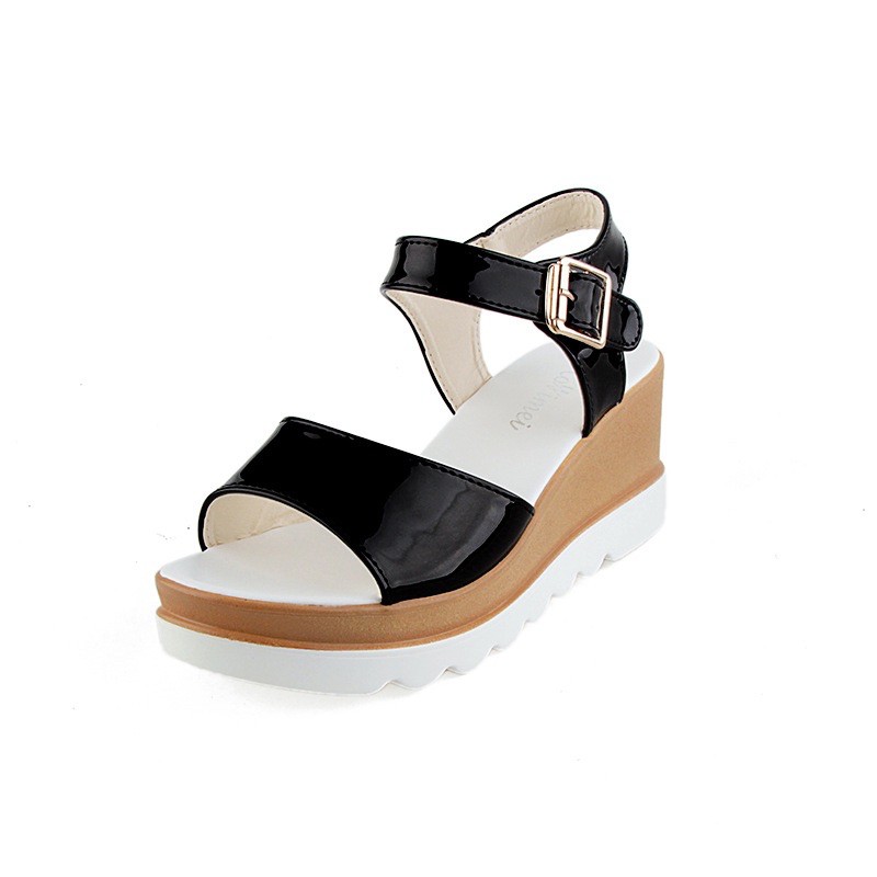 Korea style button sole wedge sandals for ladies | Lazada PH