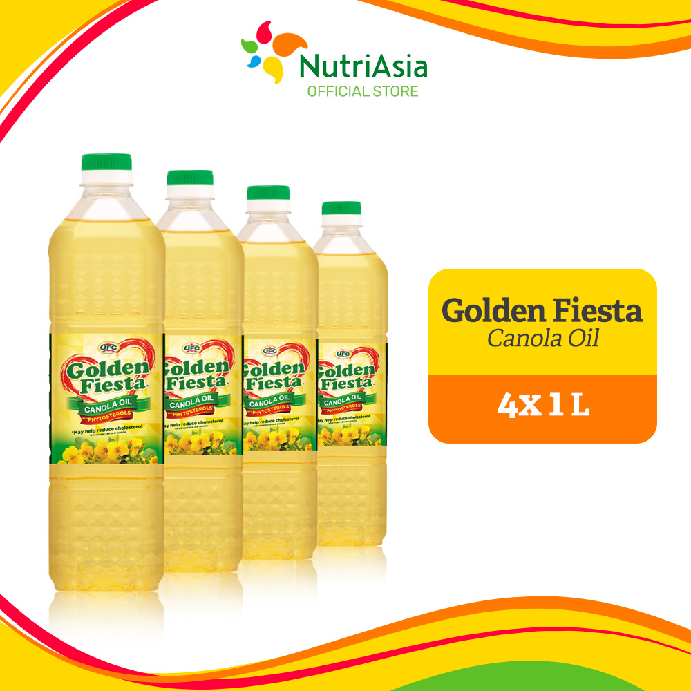 UFC Golden Fiesta Canola Oil 1 L Bundle of 4 | Lazada PH