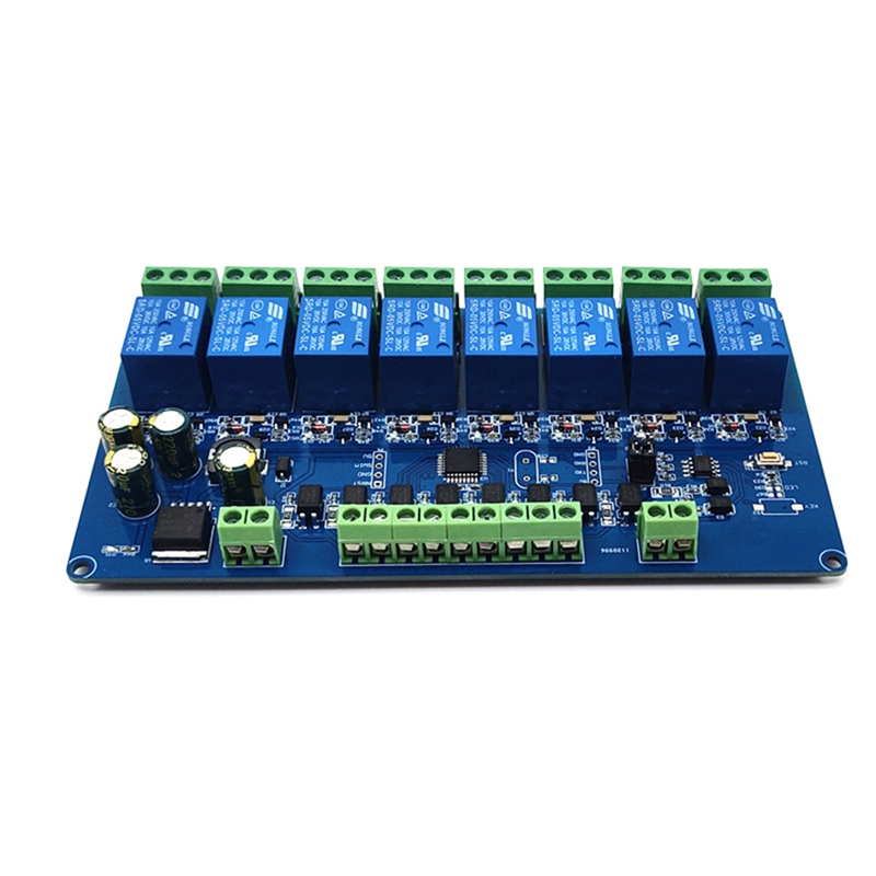 7-30V Modbus-Rtu 8 Channel Relay Module for RS485 TTL UART Relay Module ...