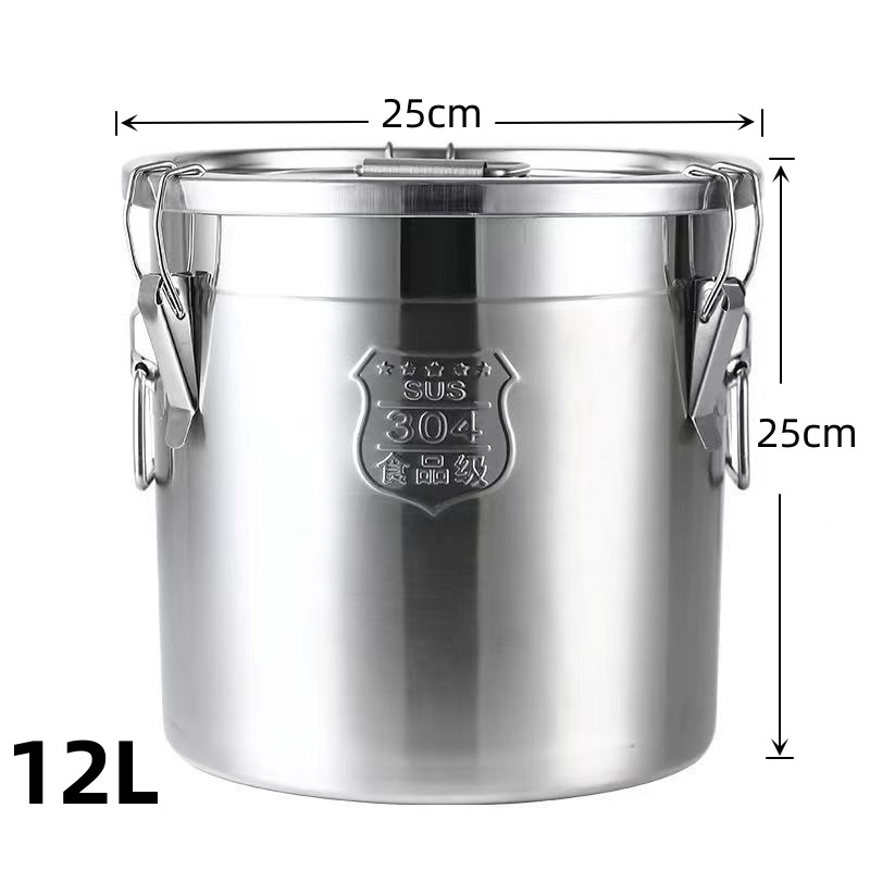 high-capacity rice dispenser 25kilos stainless rice storage container ...