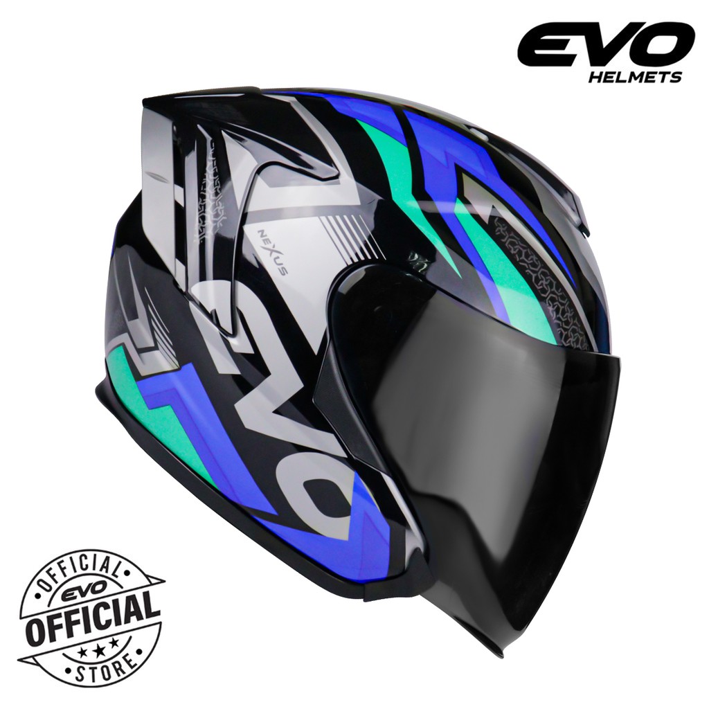 EVO Rx-5 Nexus Half Face Dual Visor Helmet | Lazada PH
