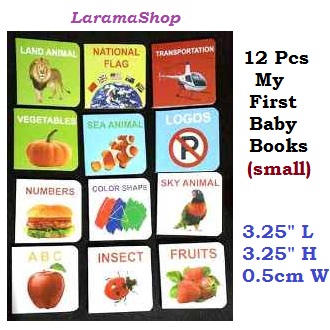 12 Pcs Mini Baby Books / My First Books Set | Lazada PH