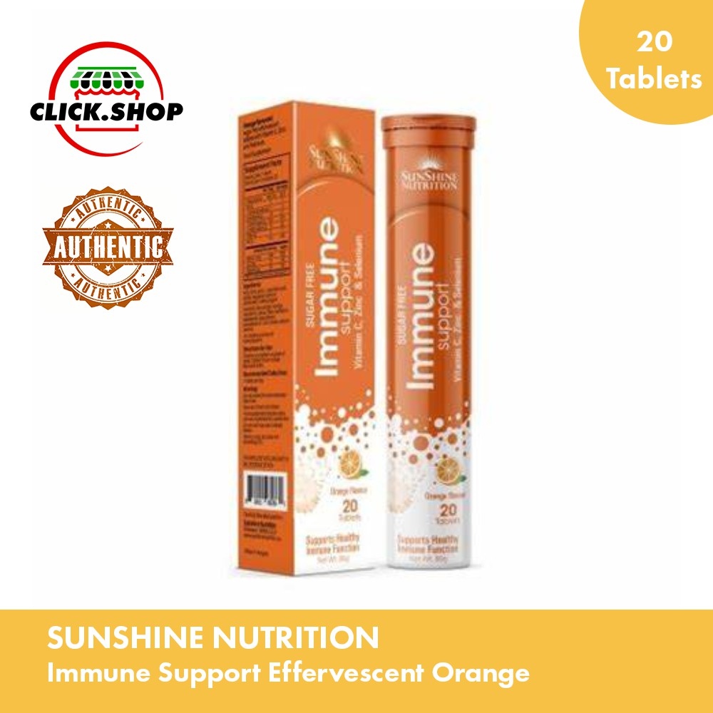 chenxin Sunshine Nutrition Immune Support Effervescent Orange Tablets ...