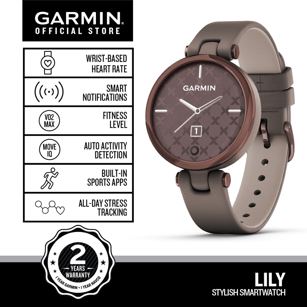 Garmin Lily GPS Wellness Basic Fitness Smartwatch | Lazada PH