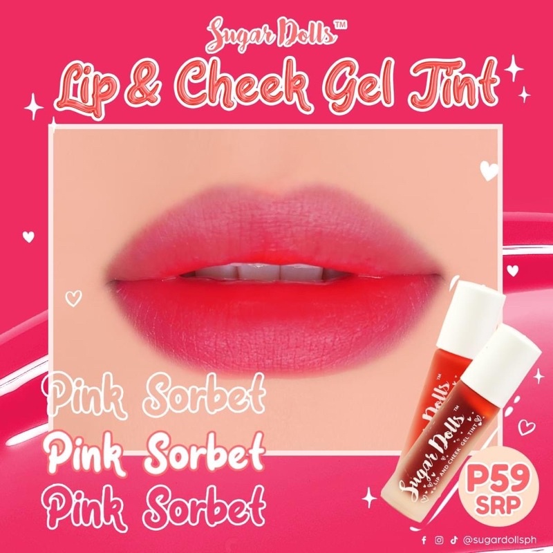 ♤Sugar Dolls Lip Cheek Gel Tint (ONHAND)☁ | Lazada PH