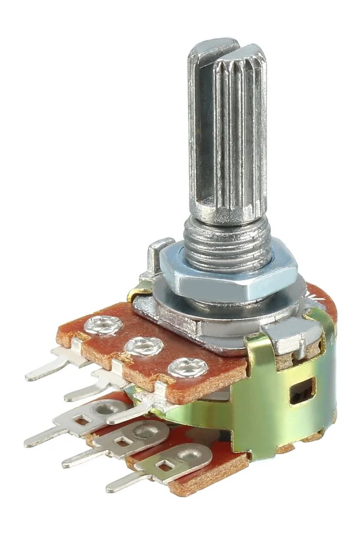 Volume Control 6 Pins 100K Potentiometer Volume Control Stereo ...