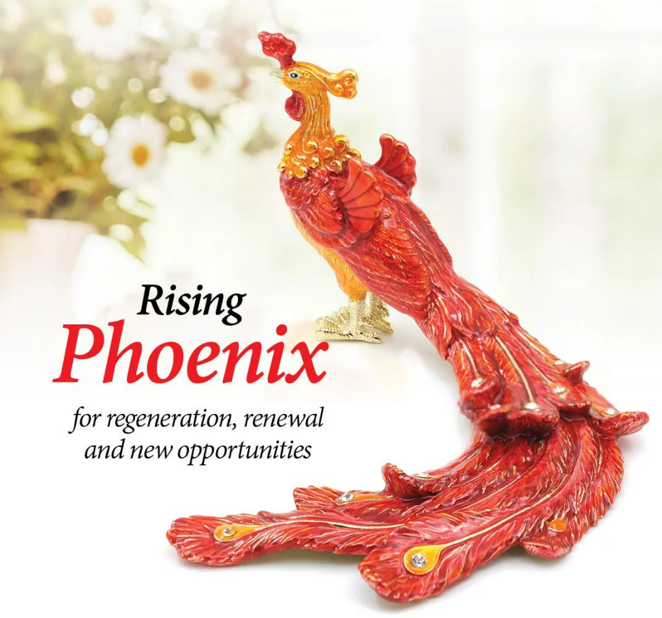 LUCKY CHARM 2023 FENG SHUI LILIAN TOO RISING PHEONIX FOR REGENERATION ...
