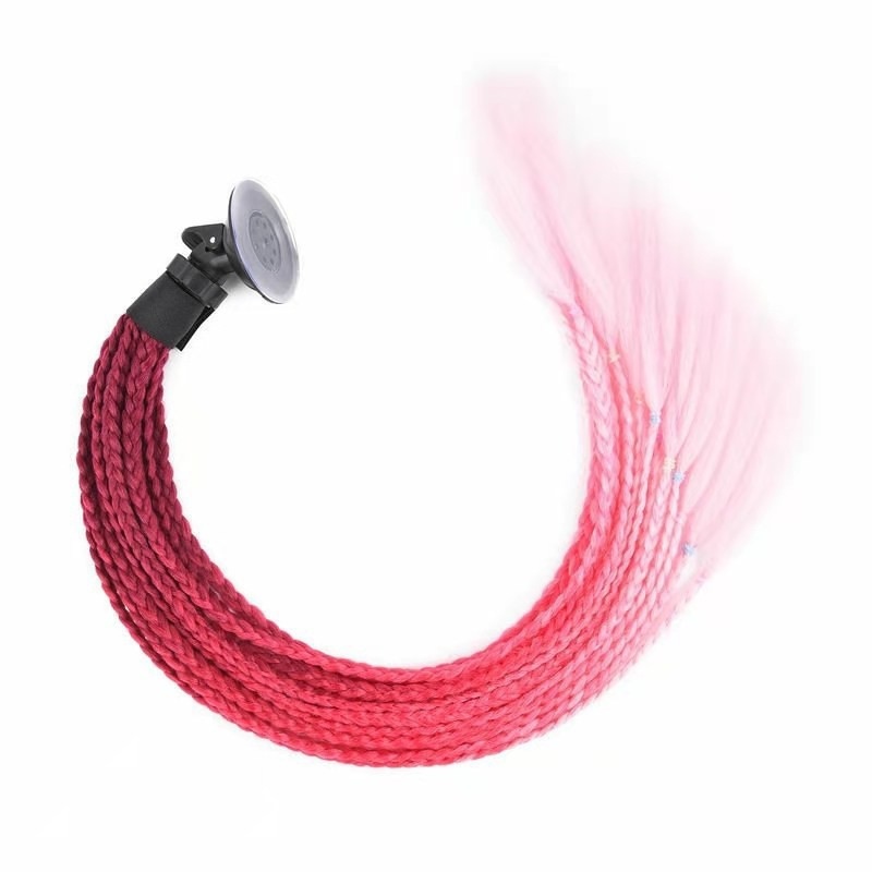 Motorcycle Helmets Braid Gradient Ramp Motor Braids Ponytail Hair ...