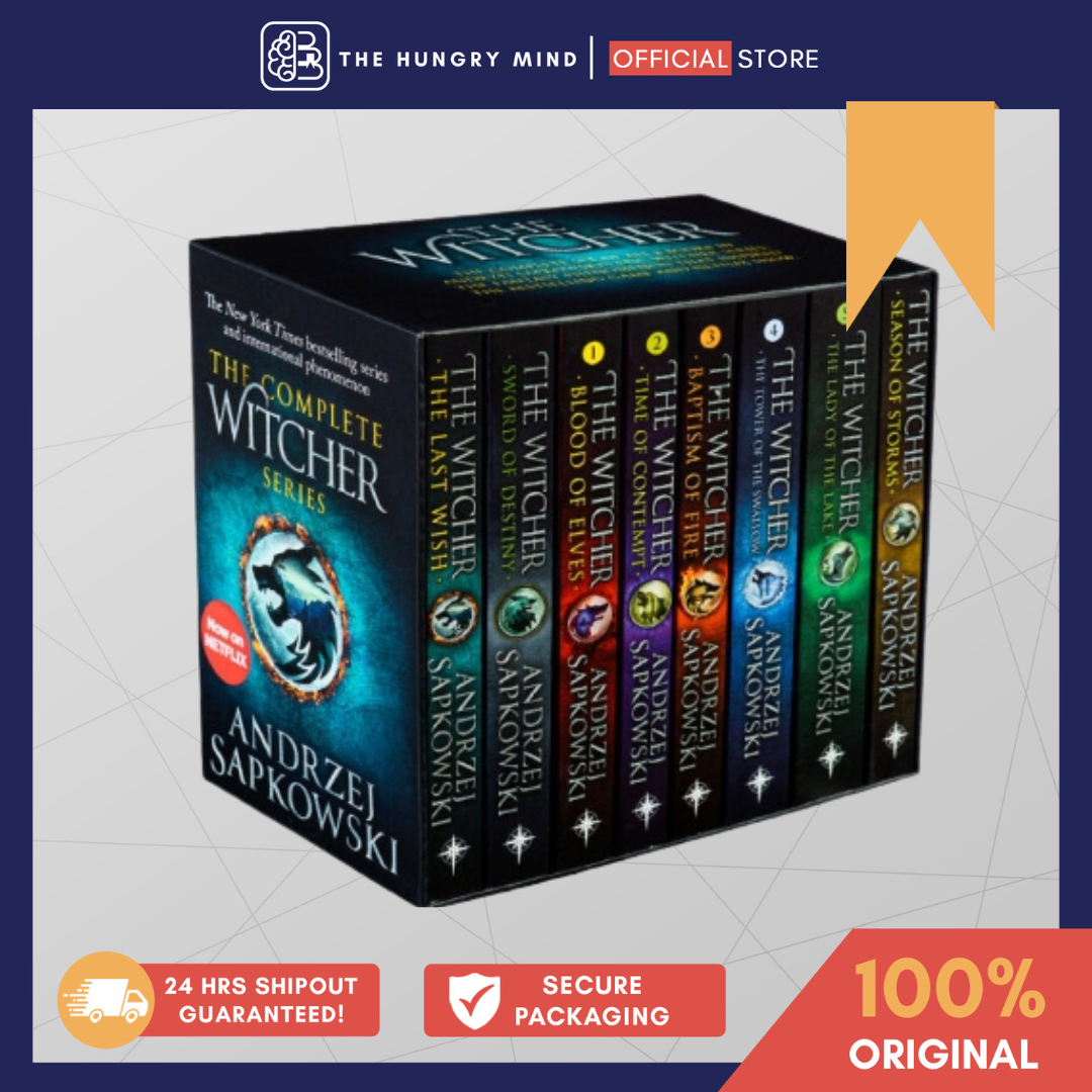 The Witcher Boxed Set (ORIGINAL) by Andrzej Sapkowski (PB) Fantasy ...