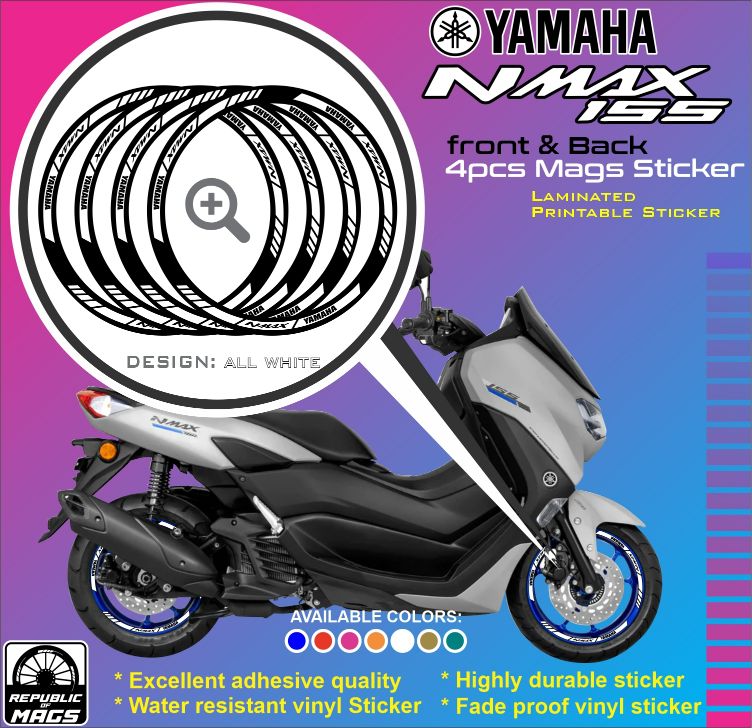 Yamaha Nmax Mags Printed and Laminated Decals Stickers | Lazada PH