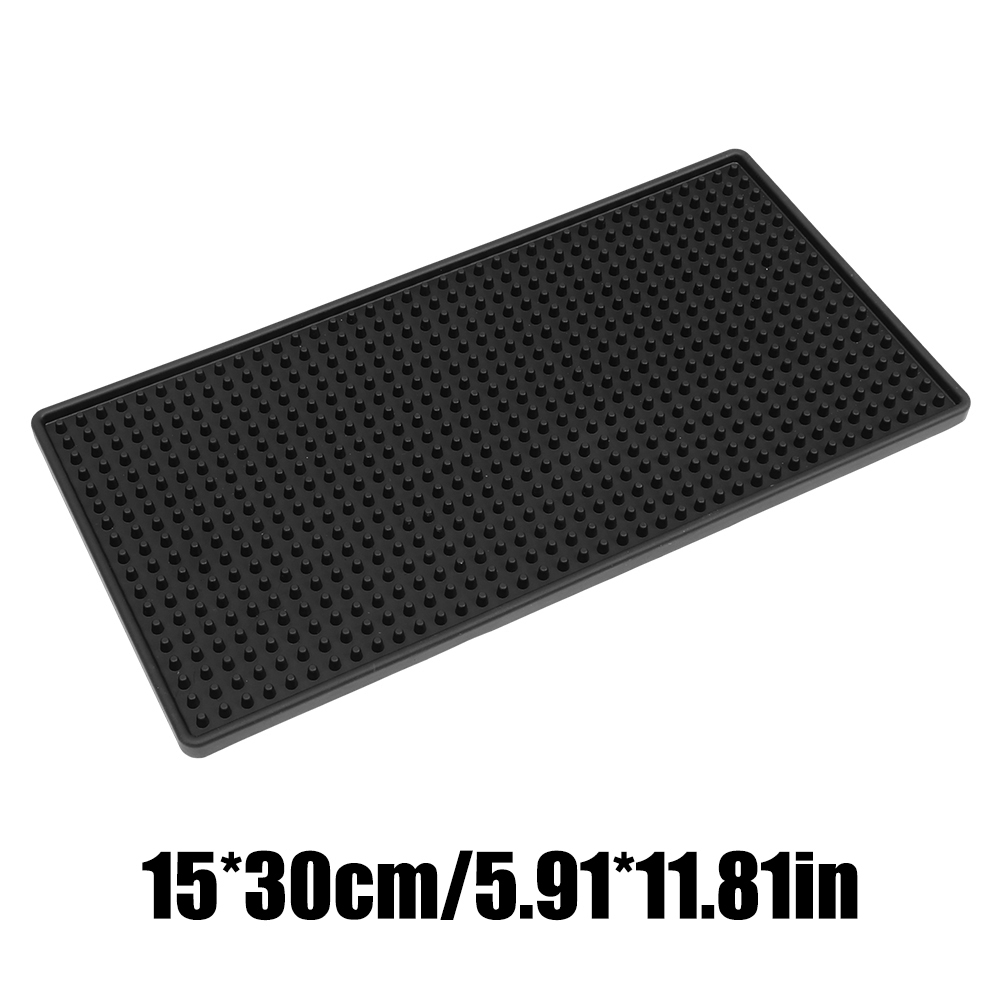 4 Size Anti-slip Bar Beer Whiskey Rubber Mat/1-2Pcs Kitchen Countertop ...