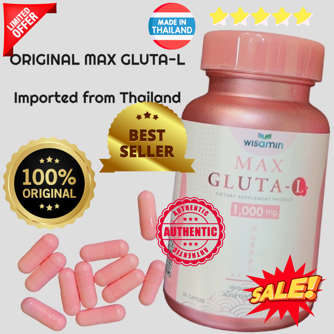 AUTHENTIC MAX GLUTA, GLUTATHIONE WHITENING CAPSULES( 30caps) | Lazada PH