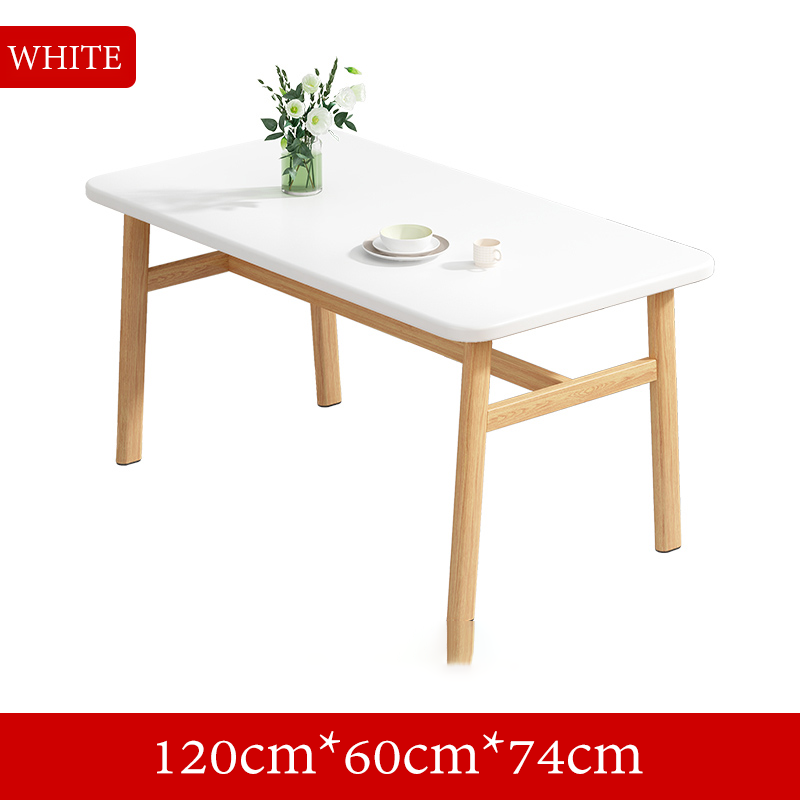 100/120/140cm Solid Wood Dining Table Study Desk Wooden Table for ...