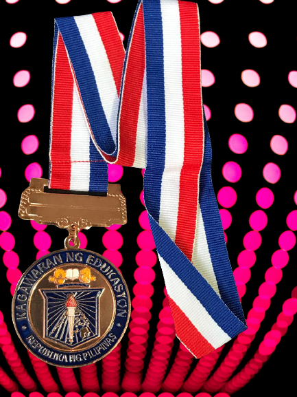 DEPED KAGAWARAN MEDALS 5 CM SILVER 25pes AND BRONZE 25pes ( 50 pcs per ...